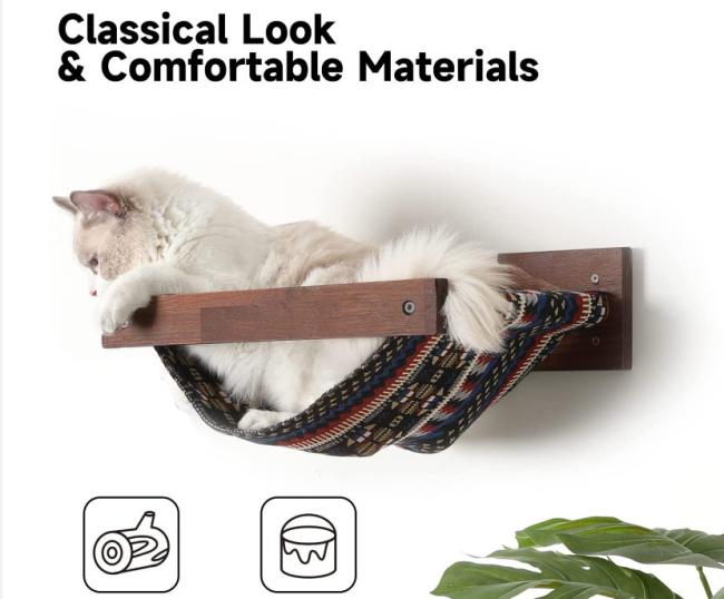 suspended cat bed