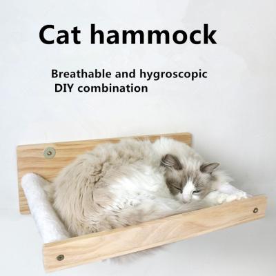 Cina Nuova gabbia fatta da sé del graffio di Cat Nest DLY dell'animale domestico di Cat Dual-Use Hammock Wall Mounted Cat Bubble Soft Wood Small anti in azione in vendita