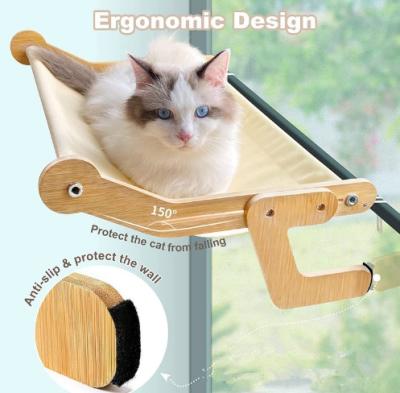 Cina Tipo d'attaccatura letto di Cat Hammock Window Cat Bed di Cat Pet Cat Climbing Hanging dell'amaca di Cat Window Bed Amazon Wooden in vendita