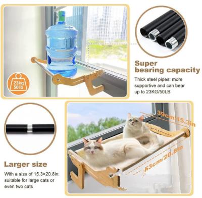 Cina Tipo d'attaccatura letto di Cat Hammock Window Cat Bed di Cat Pet Cat Climbing Hanging dell'amaca di Cat Window Bed Amazon Wooden in vendita
