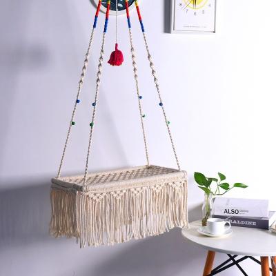 Cina Sedia Cat Hammock della Boemia di Cat Bed Cotton Rope Swing del pizzo della tappezzeria in vendita