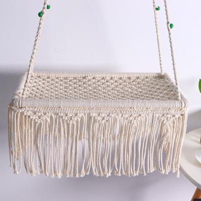 Cina Sedia Cat Hammock della Boemia di Cat Bed Cotton Rope Swing del pizzo della tappezzeria in vendita
