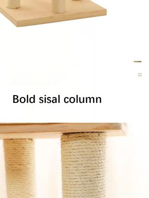 China Desmontable Modern Cat Tree Cat Climbing Frame Amigable con la piel en venta