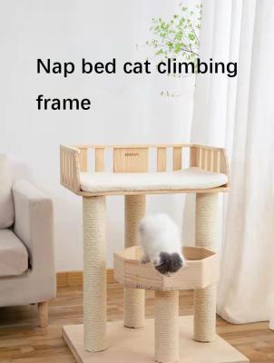 China Desmontable Modern Cat Tree Cat Climbing Frame Amigable con la piel en venta