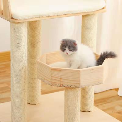 China Desmontable Modern Cat Tree Cat Climbing Frame Amigable con la piel en venta