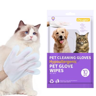 China Aloe Vera Extract Pet Disposable Gloves Wet Wipes General Disinfection and Deodorization for sale