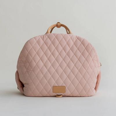 Cina Borsa per animali da compagnia in nylon impermeabile Borsa a mano staccabile Auto doppio uso Viaggi per gatti Pet Kennel in vendita