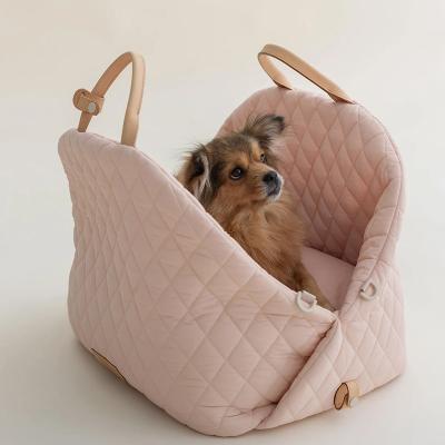 Cina Borsa per animali da compagnia in nylon impermeabile Borsa a mano staccabile Auto doppio uso Viaggi per gatti Pet Kennel in vendita