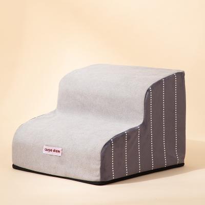 China Dog Pet Stairs Non-Slip Climb Ramp Disassembled And Washed Elderly Dog Staircase for sale