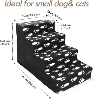 Cina Gatti e cani Salire le scale Comode scale di plastica per animali da letto Giocare scala in vendita