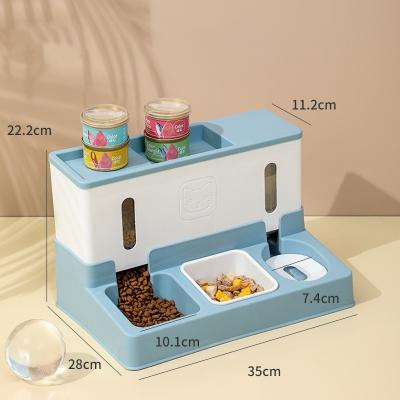 China Pet Drinker Cat Automatic Smart Refill Feeder Dog Dog Cat Bowl Dog Bowl Combination for sale