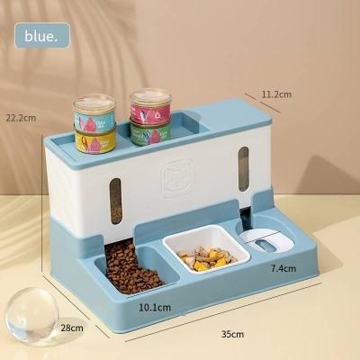 China Pet Drinker Cat Automatic Smart Refill Feeder Dog Dog Cat Bowl Dog Bowl Combination for sale