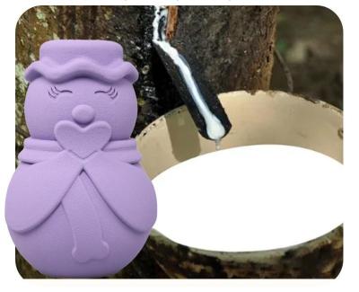 Cina Pet Snowman giocattolo personalizzato resistente al morso molare gomma naturale morso giocattoli interattivi per animali domestici in vendita