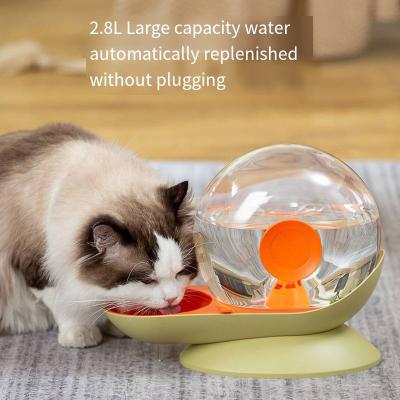 China Pet Water Dispenser Does Not Plug In The Electric Flow Water Automatically Fountain Water Bowl For Cat Dog for sale