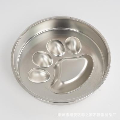Cina Acciaio inossidabile Pet Bowl Anti-upset Non-slip Anti-suffocante Slow Food Bowl in vendita