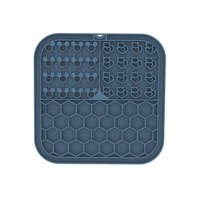 Σιλικόνη Suction Cup Licking Pad Γάτες και σκύλοι Slow Food Mat Για Για Τροφή και Νερό