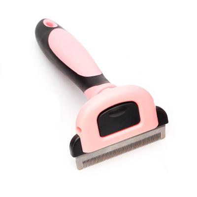 Cina Pelle galleggiante per animali domestici Dog Stainless Steel Fine-Tooth Brush Cat Detachable Portable Grooming Comb in vendita