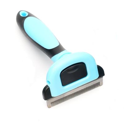 Cina Pelle galleggiante per animali domestici Dog Stainless Steel Fine-Tooth Brush Cat Detachable Portable Grooming Comb in vendita