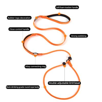 Cina Pet Nylon P Chain Leash Dog Explosion-Proof Punch Handle Integrated Dog Walking Rope (Cena di nylon P per animali domestici) in vendita