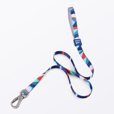 China Pet Printed Harness Polyester Leash Set For Medium And Large Dogs for sale