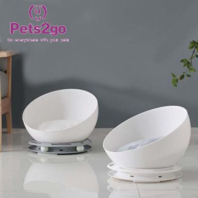Cina Lavaggio 41X35cm di plastica Cat Bed Bowl della mano di Pets2go in vendita