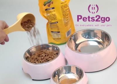 Cina Ciotole dell'alimentatore dell'animale domestico di acciaio inossidabile 350ML 17.5*14*6CM in vendita