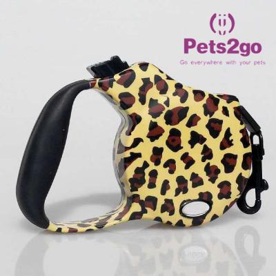 China Chrome Plated 237g 3m Retractable Cord Dog Leash for sale