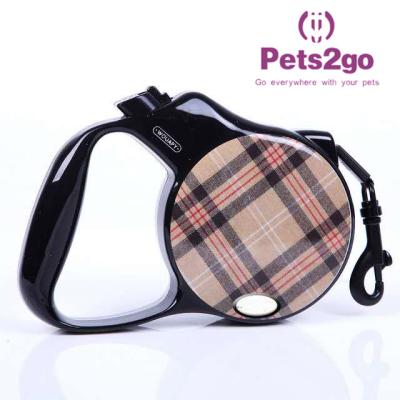 China Chrome Plated 237g 3m Retractable Cord Dog Leash for sale