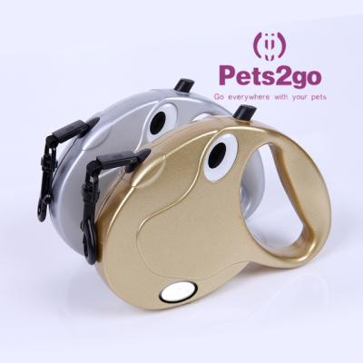 Cina Principale accendendo l'imbracatura per cani ritrattabile della maniglia del doppio 380g in vendita