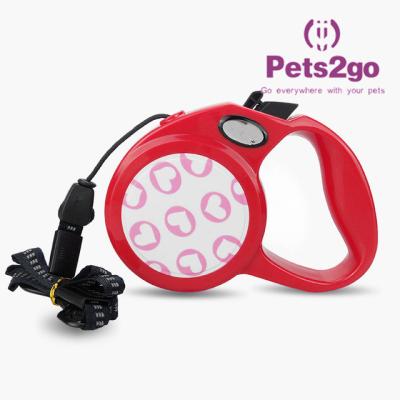 China Groottem ABS Plastic 350G Intrekbare Huisdierenleiband Te koop