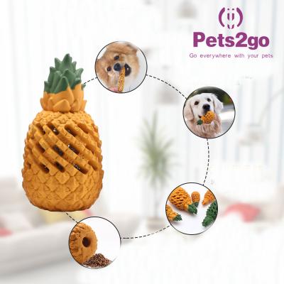 中国 パイナップルは犬のための大きい9*18CMペット咀嚼のおもちゃを形づけた 販売のため