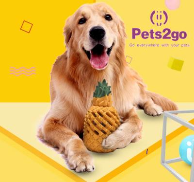 中国 パイナップルは犬のための大きい9*18CMペット咀嚼のおもちゃを形づけた 販売のため
