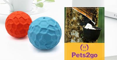 China OEM de Zachte Rubberbal van de voedsellekkage voor Kleine Dieren Te koop