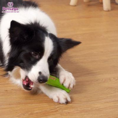 Cina giocattoli a forma di di masticazione dell'animale domestico dell'osso di gomma di 137mm per i cani in vendita