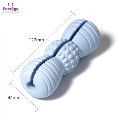 Cina Giocattoli di gomma interattivi di masticazione dell'animale domestico di Pets2go 127x44mm in vendita