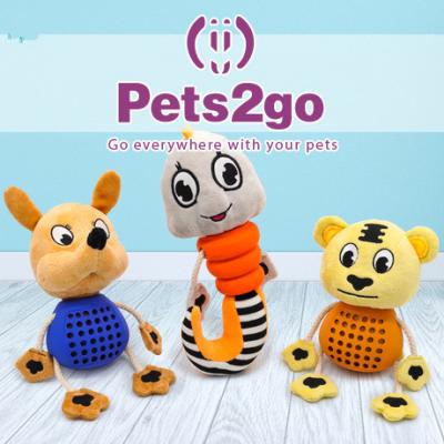 Cina pulizia dei denti di 177X138mm Fuzzy Pet Chew Toys For in vendita
