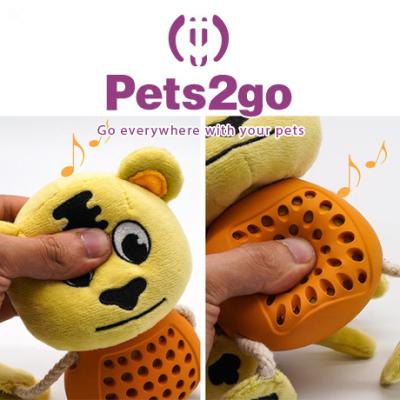 Cina pulizia dei denti di 177X138mm Fuzzy Pet Chew Toys For in vendita