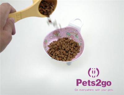 Cina Ciotole d'alimentazione del multi di colore 110g cane ceramico del silicone in vendita