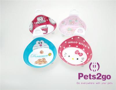 Cina Ciotole d'alimentazione del multi di colore 110g cane ceramico del silicone in vendita