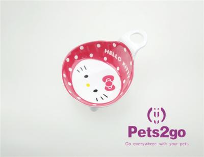 Cina Ciotole d'alimentazione del multi di colore 110g cane ceramico del silicone in vendita
