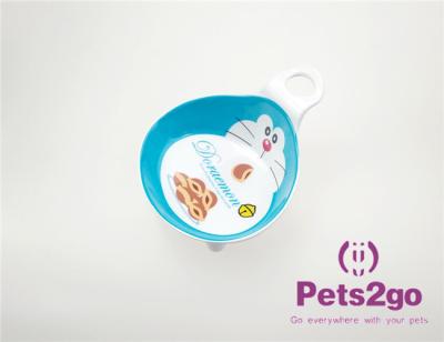 Cina Ciotole d'alimentazione del multi di colore 110g cane ceramico del silicone in vendita