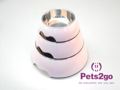 Cina Arrotondato modelli le ciotole di plastica dell'alimentatore dell'animale domestico di 830g 1200ml in vendita