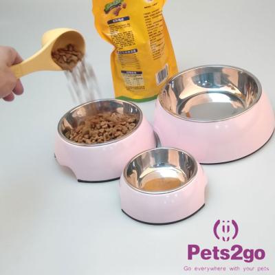 Cina Arrotondato modelli le ciotole di plastica dell'alimentatore dell'animale domestico di 830g 1200ml in vendita