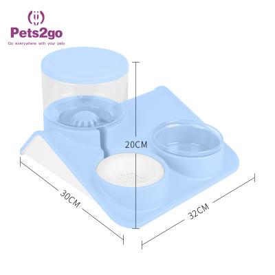Cina Ciotole d'alimentazione di comodità dell'animale domestico del silicone 500g di acciaio inossidabile in vendita