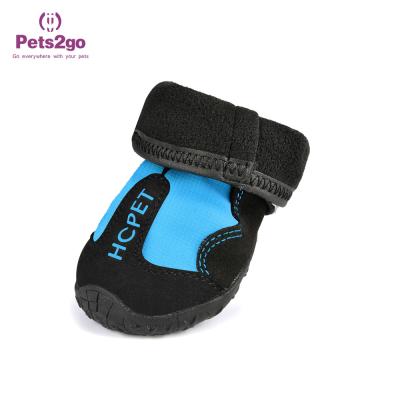 Cina cane inferiore di gomma Paw Shoes della striscia riflettente di 16.5cm in vendita