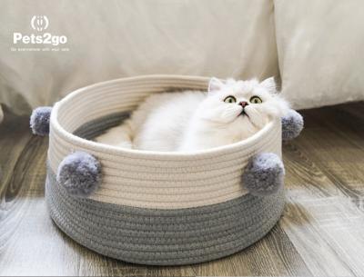Cina Logo su misura 0.9kg 42*16CM Cat Bed rotonda in vendita