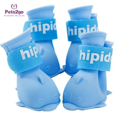 Cina L'OEM impermeabilizza i piccoli stivali del cane di 4PCS 5.5*4.2cm in vendita