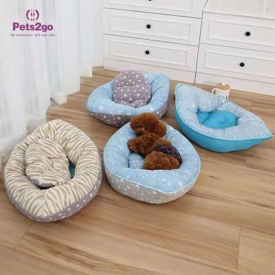 Cina Letto rotondo Mat For Small Dogs dell'animale domestico della pelliccia del Faux del Odm in vendita