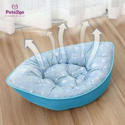 Cina Letto rotondo Mat For Small Dogs dell'animale domestico della pelliccia del Faux del Odm in vendita