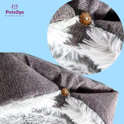 Cina Stuoie di tela della peluche 61X51cm dell'animale domestico comodo di Pets2go in vendita